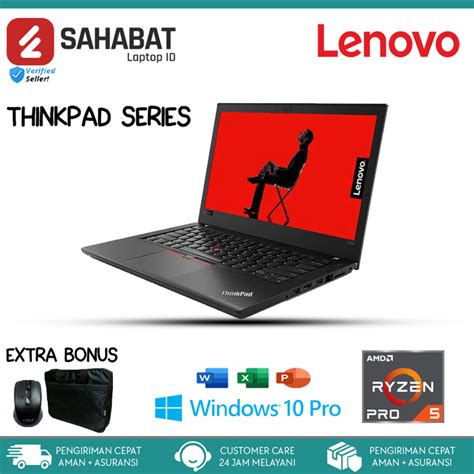 Jual Laptop Murah Lenovo Thinkpad T495 Amd Ryzen 5 Pro 3500u Ram 8gb 14