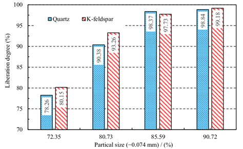 Main Mineral Composition In Tailings Samples With Different Particle