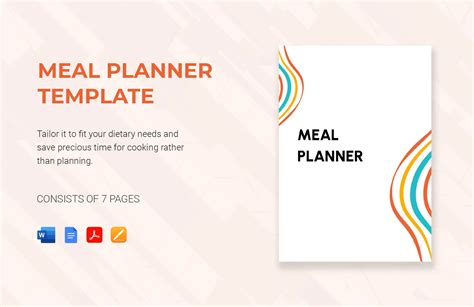 Editable Meal Planner Templates In Word To Download