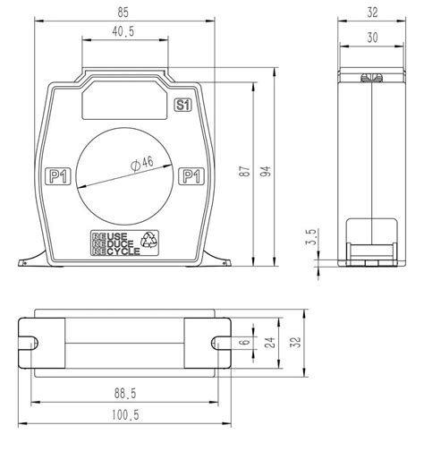 China Customized Residual Current Detection Current Transformer