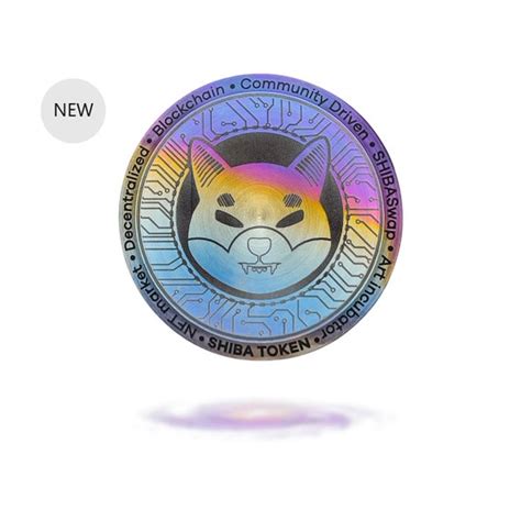 Shiba Inu Shib Galaxy Coin By Cryptochips Custom Physical Etsy