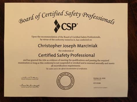 Csp Certificate Online Bcsp Certification Assistance Csp Online