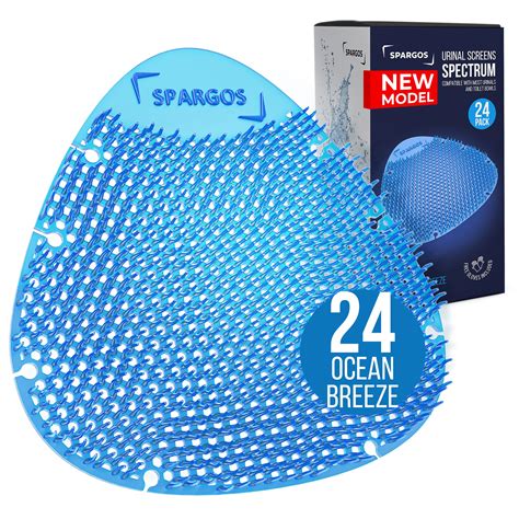 Urinal Screens Boardwalk Urinal Screens Bubblegum Scent Blue Box Of 12