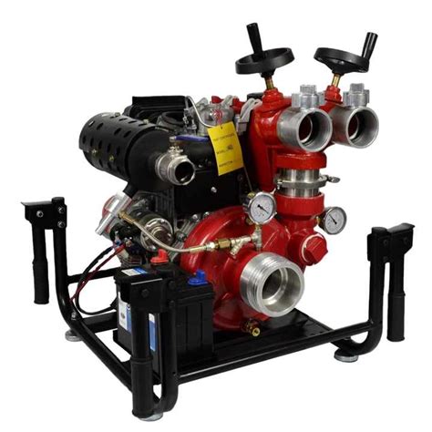 25 Portable Diesel Fire Fighting Pump With 90m Lift Head