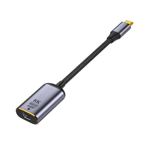 Lomubue Screen Projector Cable HD Compatible Support Two Way Projection 8K 60Hz Type C Male To