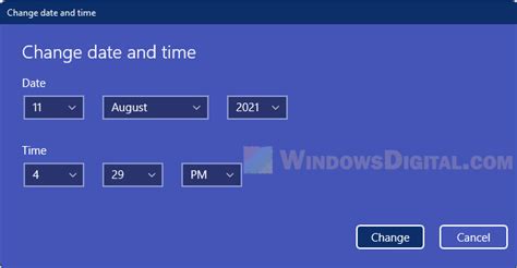 How To Manually Change Date And Time In Windows