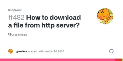 How To Download A File From Server Issue 482 Libcpr Cpr GitHub
