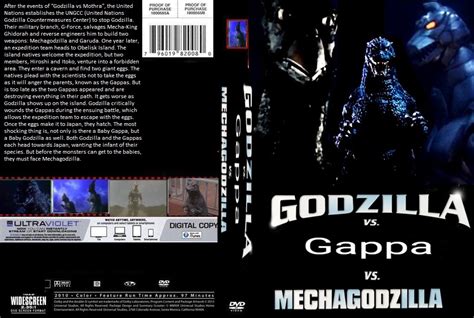 Godzilla Vs Gappa Vs Mechagodzilla Dvd Cover By Steveirwinfan96 On