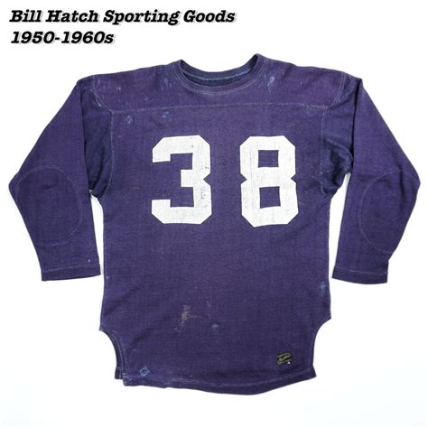Bill Hatch Sporting Goods Football T Shirts 1950s 1960s T314 Loki