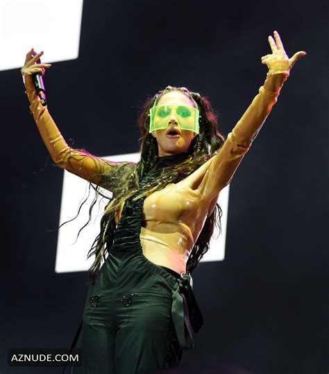 Tulisa Contostavlos Photographed While Performing Live At Manchester
