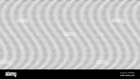 Moire Optical Effect As Seamless Pattern Abstract Vector Bg With