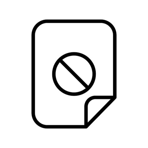 Premium Vector Block File Icon