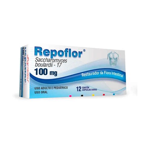 Repoflor 100mg Com 12 Cápsulas Droga Raia