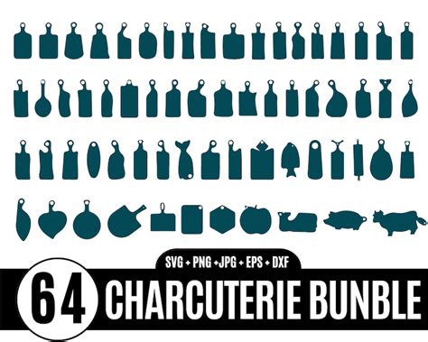 Charcuterie Board Svg Cutting Board Svg Bundle Kitchen Etsy