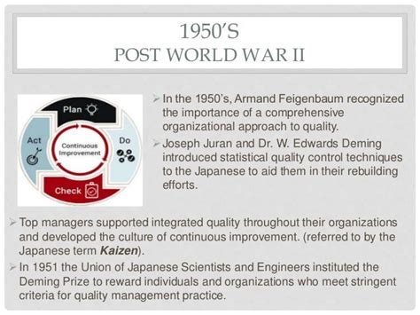 History Of Quality Management
