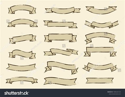 Different Types Ribbons Decoration Set Stock Vector Royalty Free 1980243134 Shutterstock