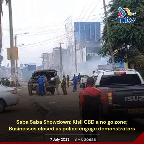 Ntv Kenya On Twitter Maandamano Pulse Check Bonfires And Teargas As