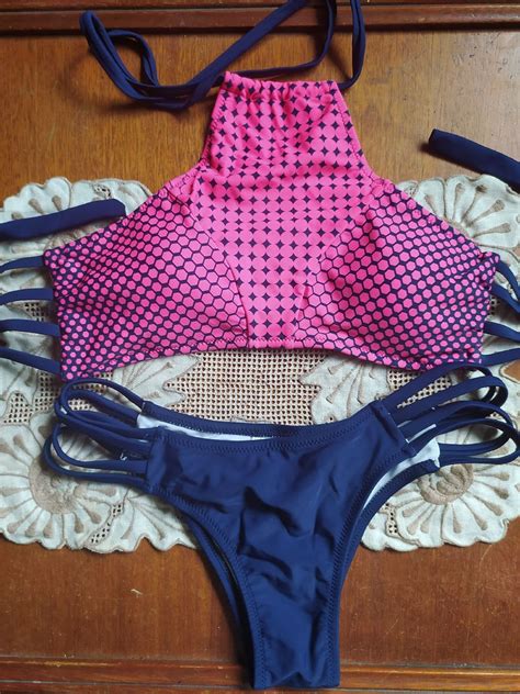 Biquíni Frente Única Moda Praia Feminina Hangar Moriah Usado 76824132