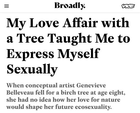 College Professor Explores Exosexuality People Who Have Sex With Trees In New Academically
