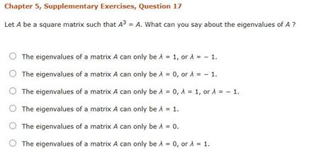 Solved Chapter Supplementary Exercises Question Let A Chegg