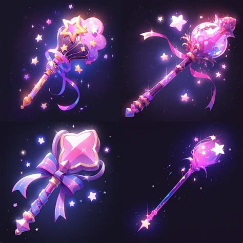 魔法棒thisisa3ddesigniconmagicwandcutepurpletonegrad2acb2d0e 1527