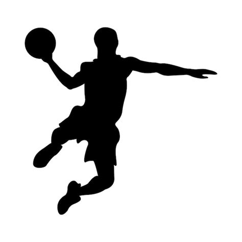 Logo De Basket Ball Vecteur Premium