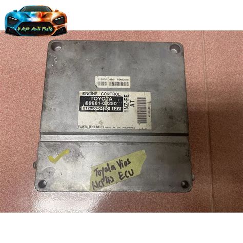 Toyota Vios Ncp42 Ecu 89661 0d250 Accessories Shopee Malaysia