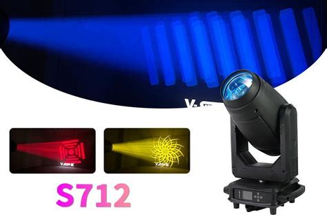 V Show S712 Kuan 450w Led 3in1 Beam Spot Wash Cmy And Cto Moving Heads
