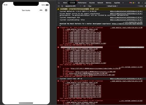 官网taro init 的taro hooks模板项目启动报错 Issue 46 innocces taro hooks GitHub