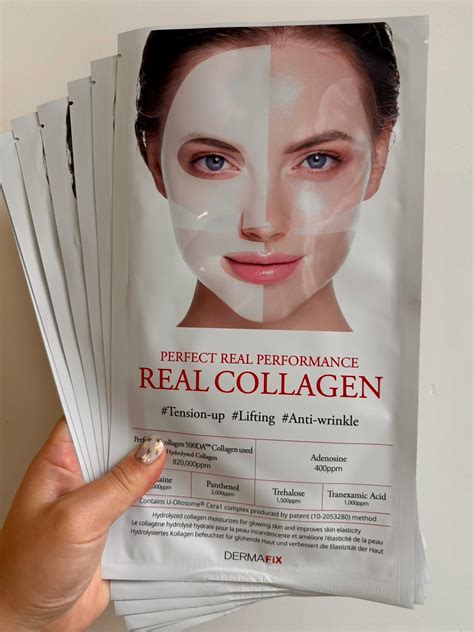 Dermafix Real Collagen Masks Perfect Real Performance Isovcanada