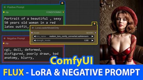 Comfyui Flux Lora And Negative Prompt Comfyui Workflow