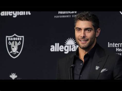 Las Vegas Raiders Include Addendum G In Qb Jimmy Garoppolos Contract