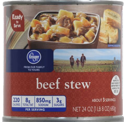 Kroger Beef Stew 24 Oz Kroger