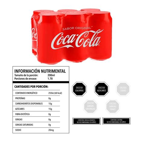 Refresco Coca Cola 6 Latas De 355 Ml C U Walmart