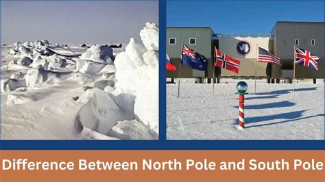 Difference Between North Pole And South Pole