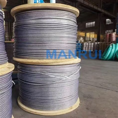 Ss304 Wire Cable 8mm Steel Ropes Ss Cable 6 7 Strand Core Stainless