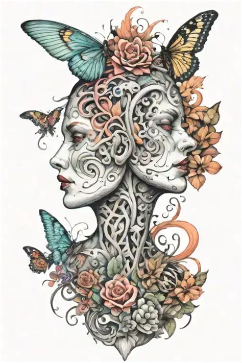 Surrealism Borderline Personality Disorder Tattoo Blackink Ai