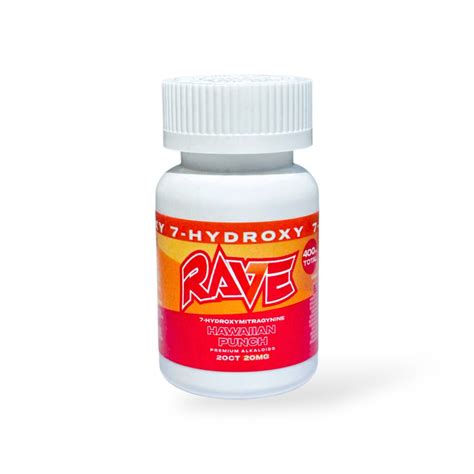 Rave 7oh Kratom Extract Tablets Mixed Berry 80mg 4ct 20mgtab Kures