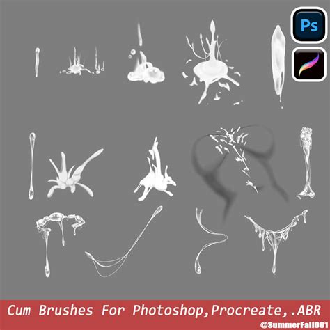 Cum Brushes By Summerfally On Deviantart