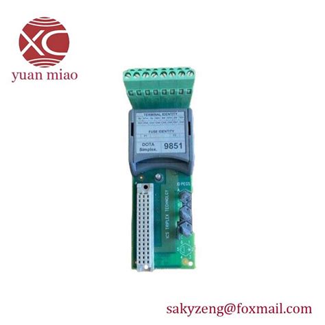 ics triplex t9851 analog output module precise control solutions
