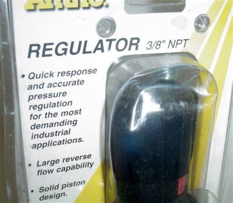 New Amflo Industrial Gas Regulator 3 8 Npt 3125a Large Reverse Flow