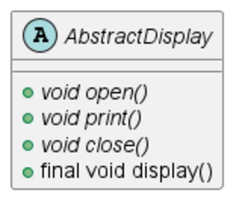 Javaでデザインパターンを学ぶ：template Methodパターン 土日の勉強ノート