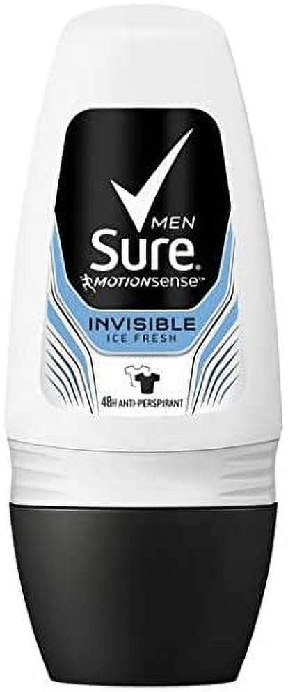 Sure Men Sweat Defense Invisible Ice Fresh Roll On Antiperspirant