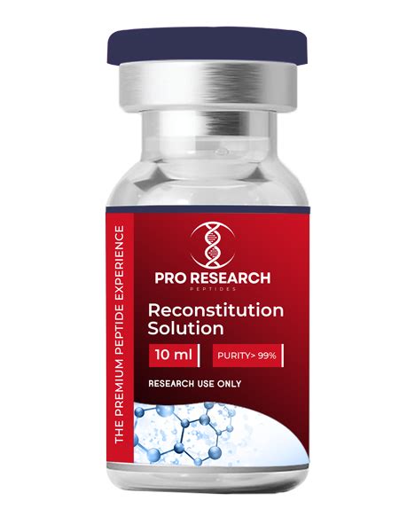 Reconstitution Solution Usa Proresearch Peptides