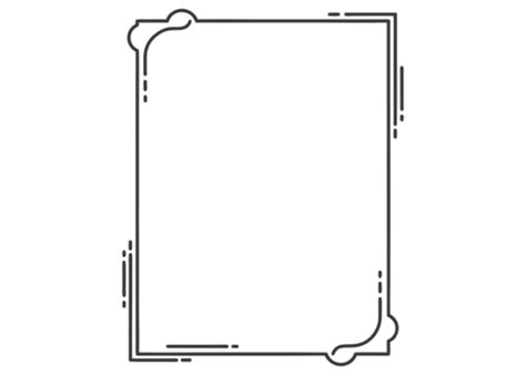 Film Border Rounded Corners Png Vector Psd And Clipart With