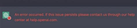 Fix Chatgpt An Error Occurred If This Issue Persists Issue