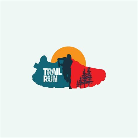 Trail Run Logo Vector 36382947 Vector Art At Vecteezy