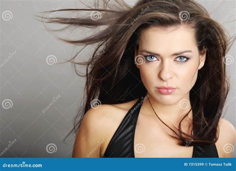 Glamour And Fashion Girl Stock Image Image Of Makeup 7315399