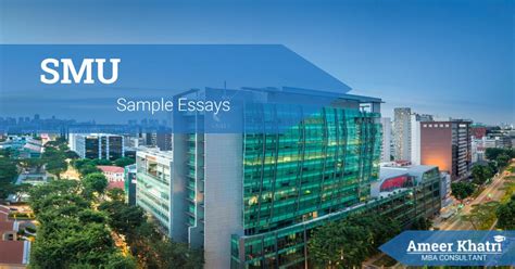 Smu Mba Winning Sample Essays And Tips