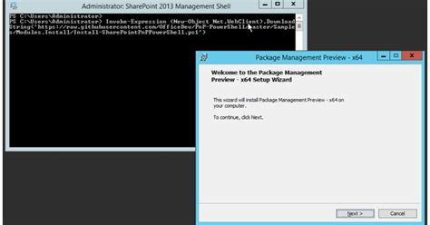 office 365 patterns and practices powershell commands